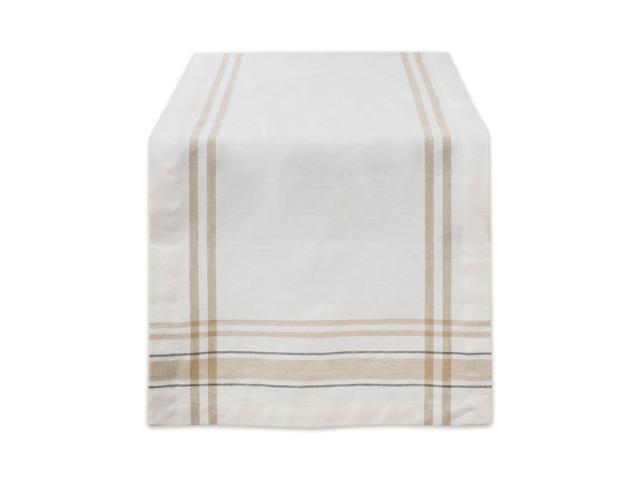 Click here for DII White Chambray French Stripe Table Runner prices