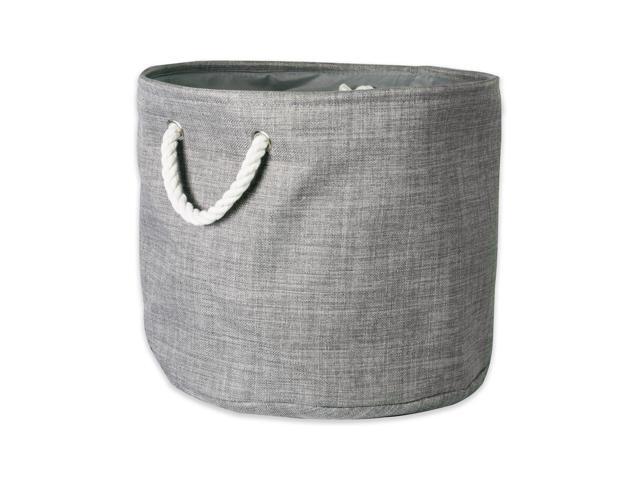Click here for DII Polyester Bin Variegated Gray Round Small prices