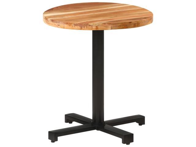 Click here for vidaXL Bistro Table Round 27.5x29.5 Solid Acacia W... prices