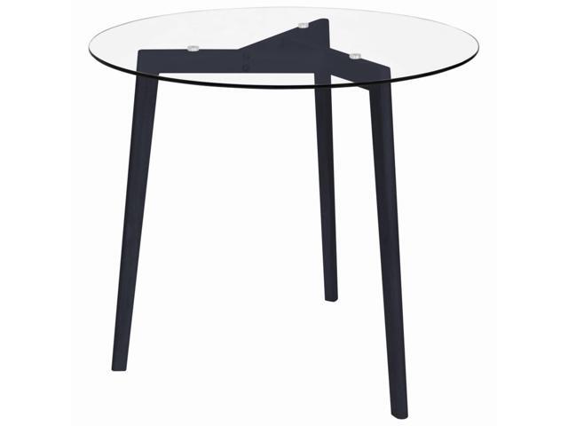 Click here for vidaXL Dining Table Transparent 31.5 Tempered Glas... prices