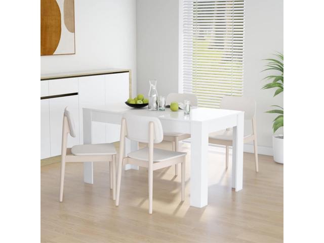 Click here for vidaXL Dining Table White 55.1x29.3x30 Chipboard prices