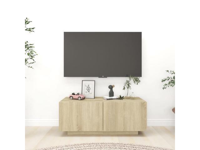 Click here for vidaXL TV Cabinet Sonoma Oak 39.4x14x16 Chipboard prices