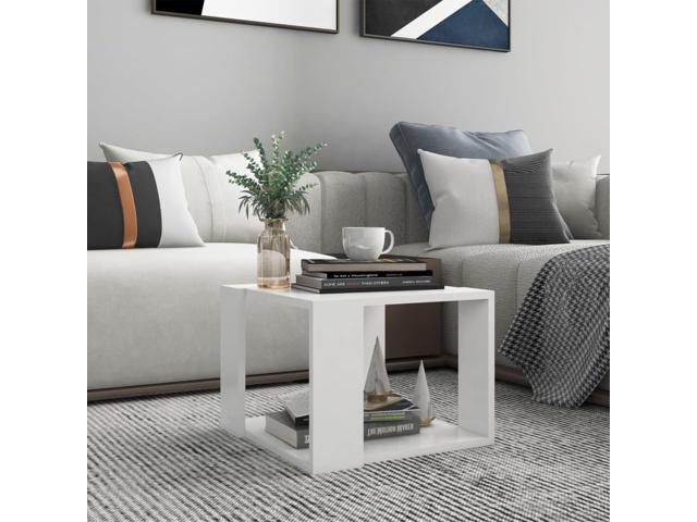 Click here for vidaXL Coffee Table White 16x16x12 Chipboard prices