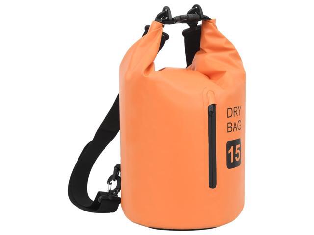 Click here for vidaXL Dry Bag with Zipper Orange 4 gal PVC prices
