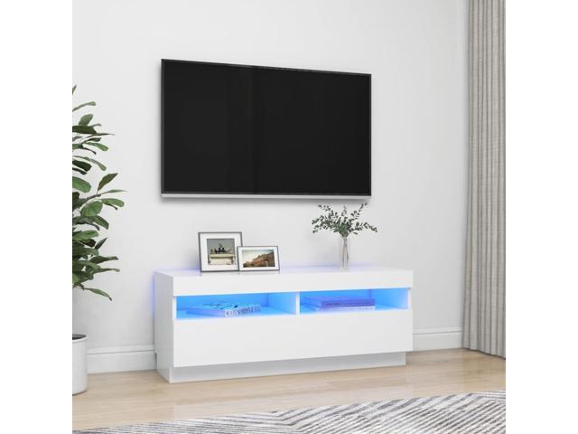 Click here for Tv Stand with Led Lights White 39.4x13.8x15.7 - Wh... prices