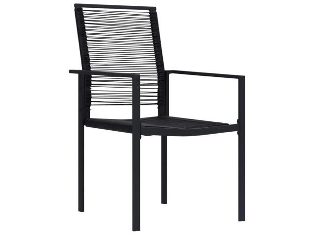 Click here for vidaXL Patio Chairs 4 pcs PVC Rattan Black prices