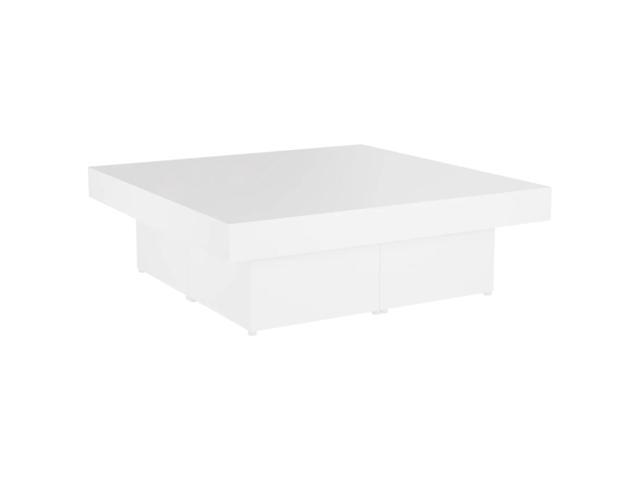 Click here for vidaXL Coffee Table White 35.4x35.4x11 Chipboard prices