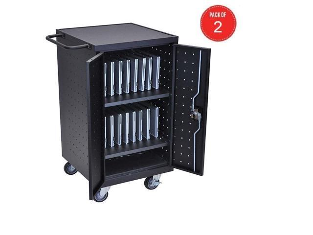 Click here for Luxor Black 18 Laptop Computer Charging Cart (pack... prices