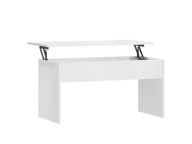 Click here for vidaXL Coffee Table High Gloss White 40.2x19.9x20.... prices