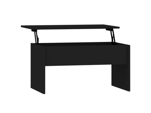 Click here for vidaXL Coffee Table Black Engineered Wood Standard... prices