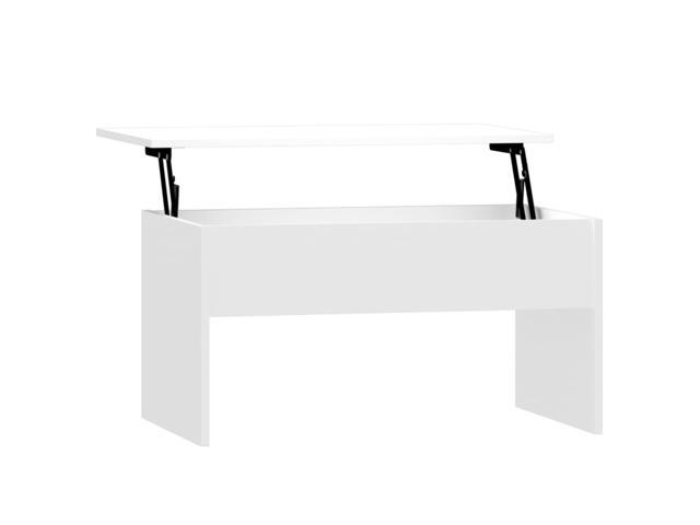 Click here for vidaXL Coffee Table High gloss white Engineered wo... prices
