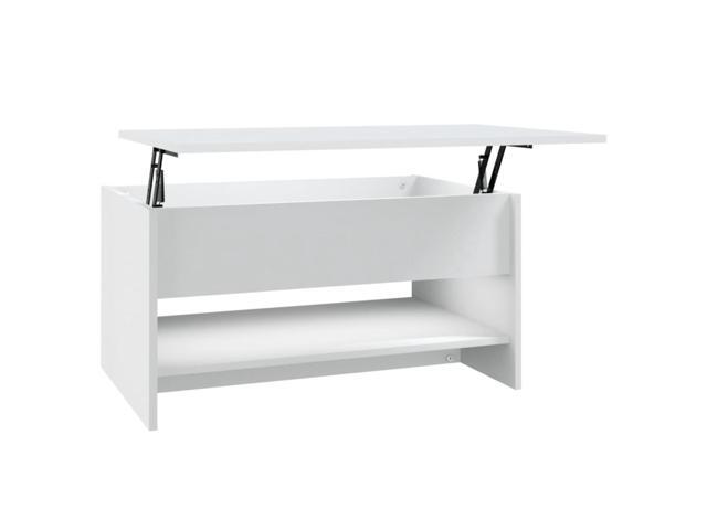 Click here for vidaXL Coffee Table White Engineered wood Moderate... prices