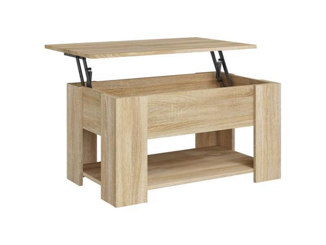 Click here for vidaXL Coffee Table Sonoma Oak Engineered Wood 31.... prices