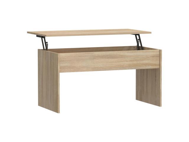 Click here for vidaXL Coffee Table Sonoma Oak 40.2x19.9x20.7 Engi... prices