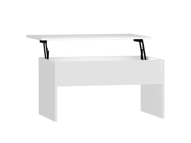 Click here for vidaXL Coffee Table White Engineered wood Medium H... prices