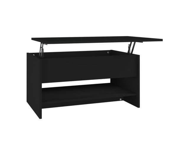 Click here for vidaXL Coffee Table Black Engineered wood 31.5 x 1... prices
