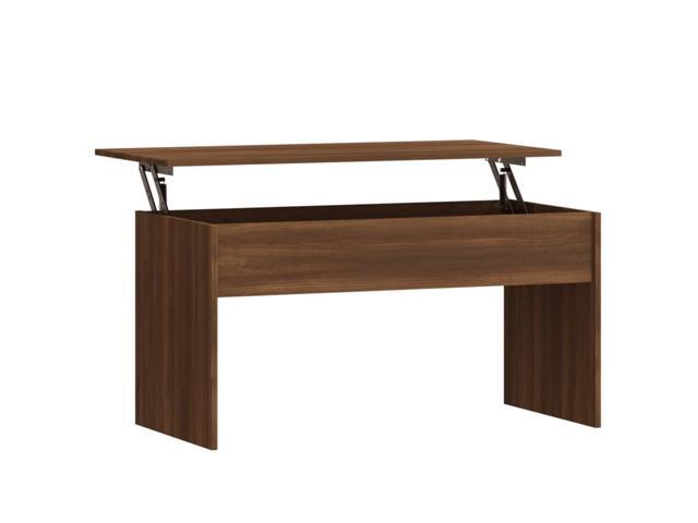 Click here for vidaXL Coffee Table Brown Oak 40.2x19.9x20.7 Engin... prices