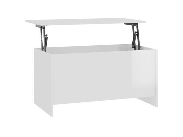 Click here for vidaXL Coffee Table High Gloss White 40.2x21.9x20.... prices