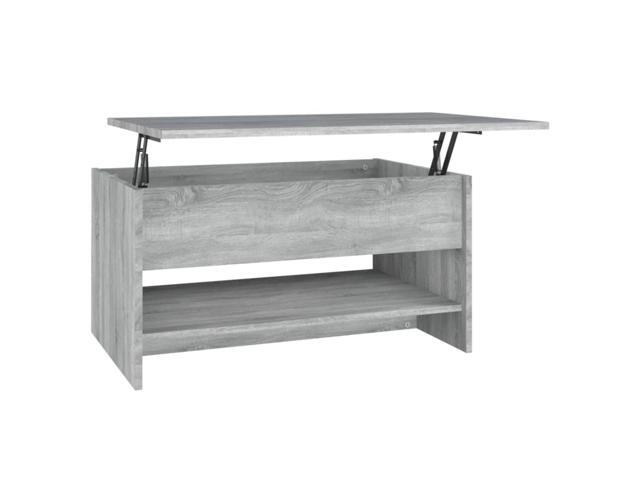 Click here for vidaXL Coffee Table Grey Sonoma Engineered Wood Me... prices
