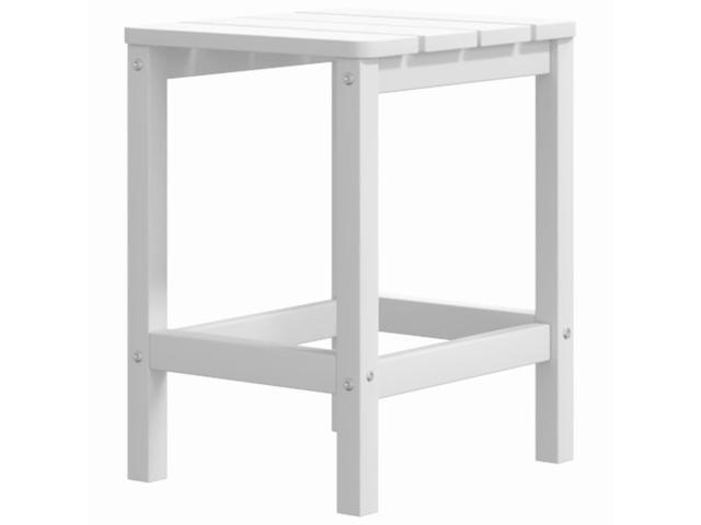 Click here for vidaXL Patio Adirondack Table White 15x15x18.1 HDP... prices