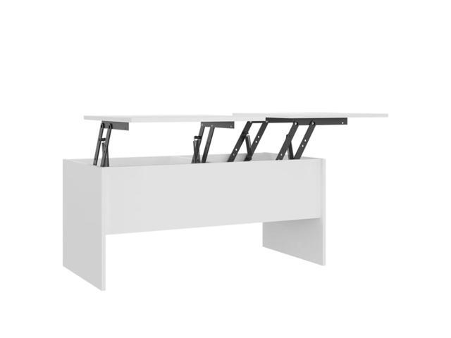 Click here for vidaXL Coffee Table White 40.2x19.9x18.3 Engineere... prices