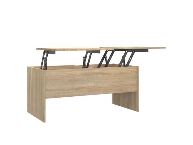 Click here for vidaXL Coffee Table Sonoma Oak 40.2x19.9x18.3 Engi... prices