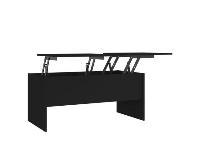 Click here for vidaXL Coffee Table Black 40.2x19.9x18.3 Engineere... prices