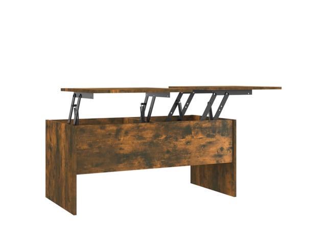 Click here for vidaXL Coffee Table Smoked Oak 40.2x19.9x18.3 Engi... prices