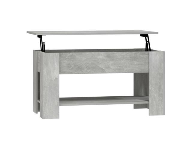 Click here for vidaXL Coffee Table Concrete Gray 39.8x19.3x20.5 E... prices
