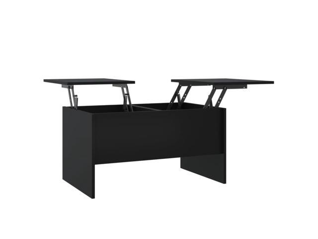 Click here for vidaXL Coffee Table Black Engineered wood Compact... prices