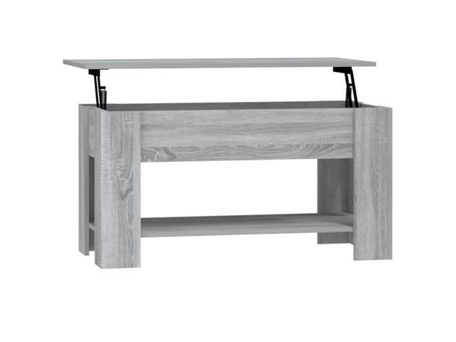 Click here for vidaXL Coffee Table Gray Sonoma 39.8x19.3x20.5 Eng... prices