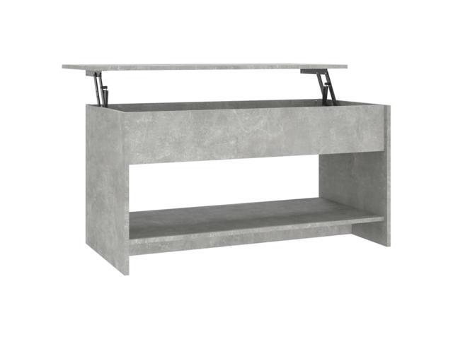 Click here for vidaXL Coffee Table Concrete Gray 40.2x19.7x20.7 E... prices