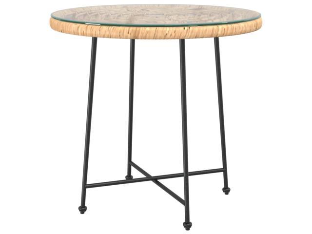 Click here for vidaXL Dining Table 31.5Tempered Glass and Steel prices