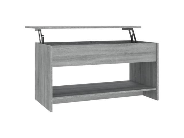 Click here for vidaXL Coffee Table Gray Sonoma 40.2x19.7x20.7 Eng... prices