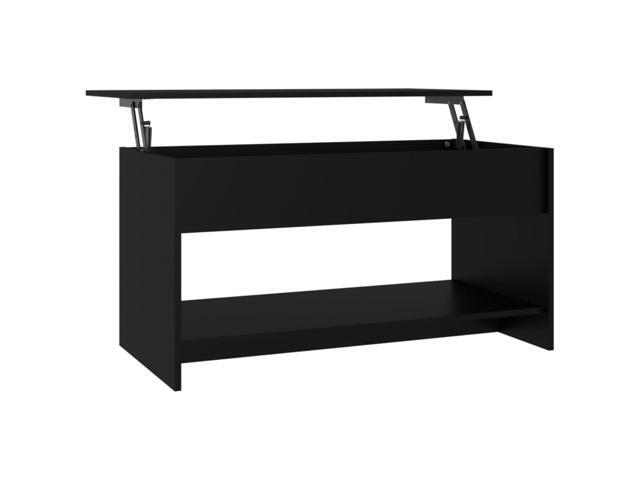 Click here for vidaXL Coffee Table Black 40.2x19.7x20.7 Engineere... prices