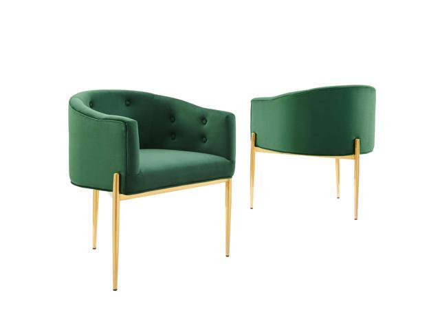 Click here for Savour Tufted Performance Velvet Accent Chairs - S... prices