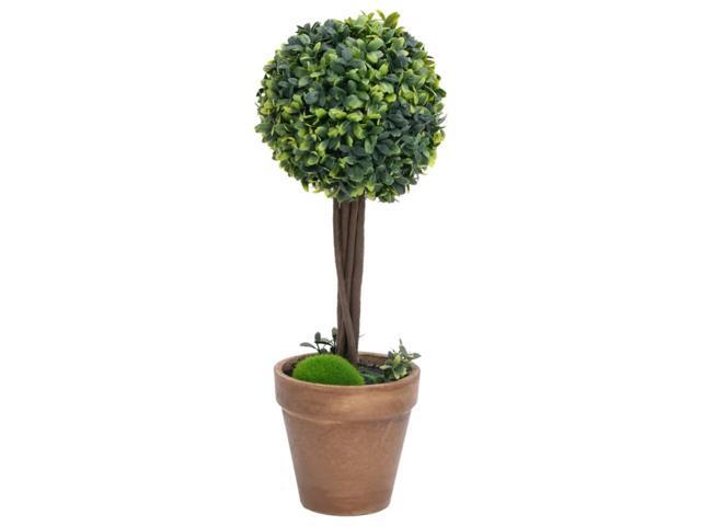 Click here for vidaXL Artificial Boxwood Plants 2 pcs with Pots B... prices