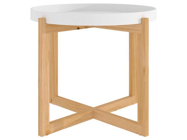 Click here for vidaXL Coffee Table White 20.9x20.9x17.1 Engineere... prices