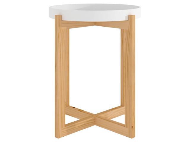 Click here for vidaXL Coffee Table White 16.1x16.1x19.1 Engineere... prices