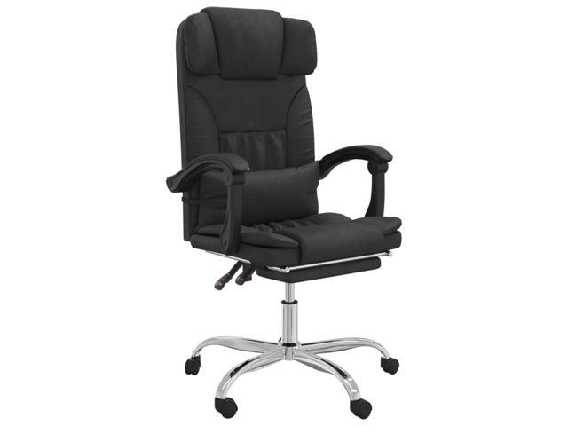 Click here for vidaXL Massage Reclining Office Chair Black Faux L... prices