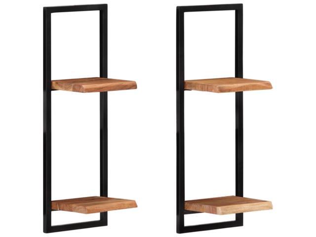 Click here for vidaXL Wall Shelves 2 pcs 9.8x9.8x29.5 Solid Wood... prices