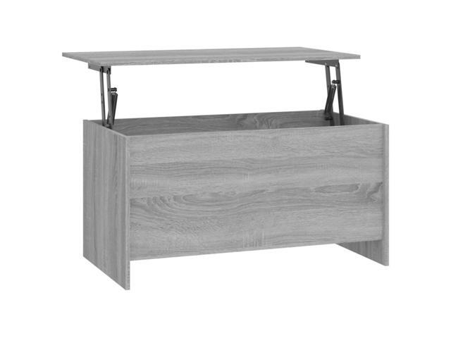 Click here for vidaXL Coffee Table Gray Sonoma 40.2x21.9x20.7 Eng... prices