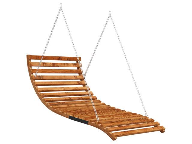 Click here for vidaXL Swing Bed Solid Bent Wood with Teak Finish... prices