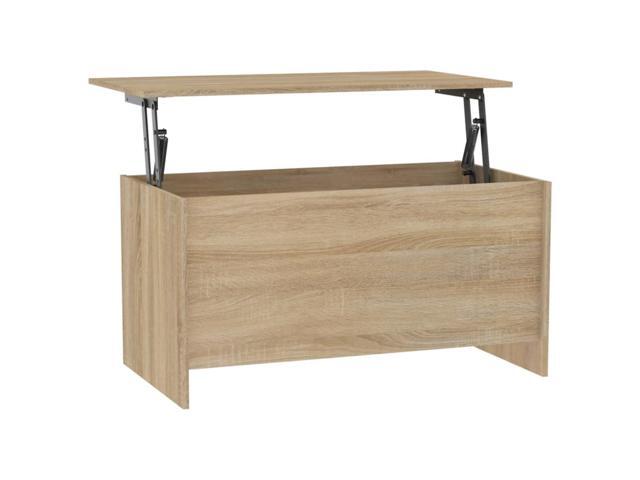 Click here for vidaXL Coffee Table Sonoma Oak 40.2x21.9x20.7 Engi... prices