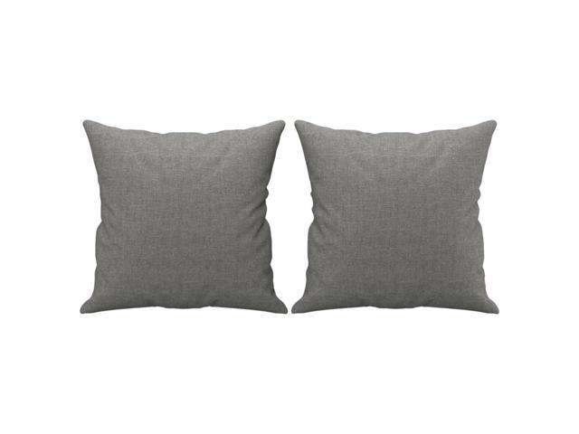 Click here for vidaXL Throw Pillows 2 pcs Dark Gray 15.7x15.7 Fab... prices