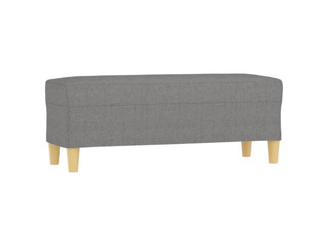 Click here for vidaXL Bench Dark Gray 39.4x13.8x16.1 Fabric prices