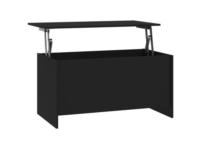 Click here for vidaXL Coffee Table Black 40.2x21.9x20.7 Engineere... prices