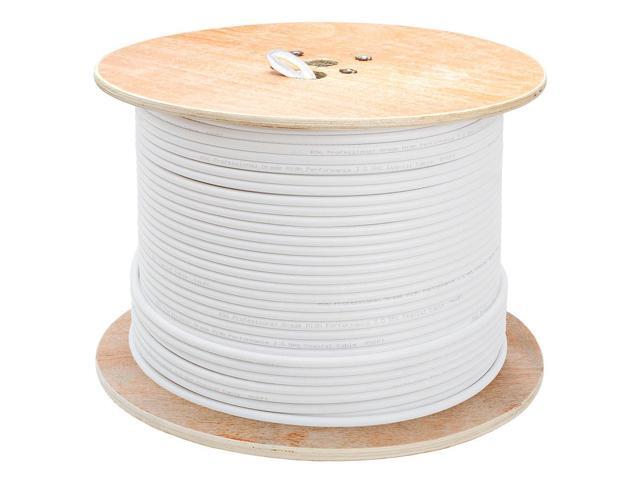 Click here for RG6 Quad Shield Wooden Spool - 1000 Feet White prices