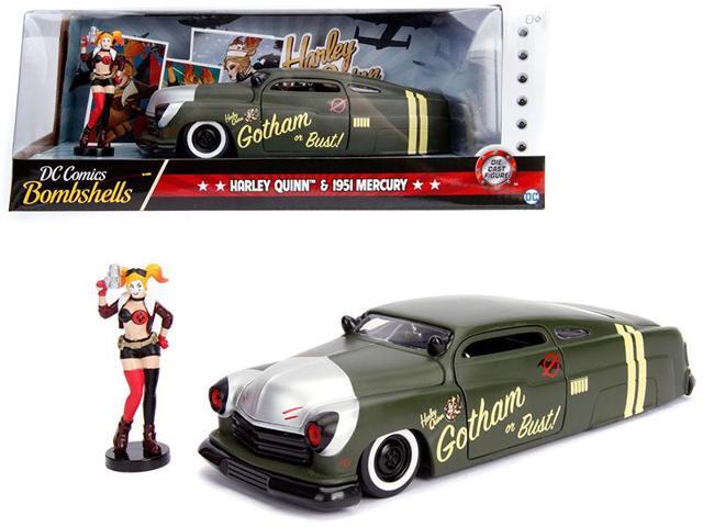 Click here for 1951 Mercury Matt Green with Harley Quinn Diecast... prices