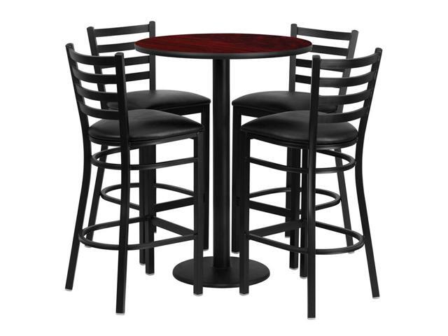 Click here for Flash Furniture 30 Round Mahogany Laminate Table S... prices